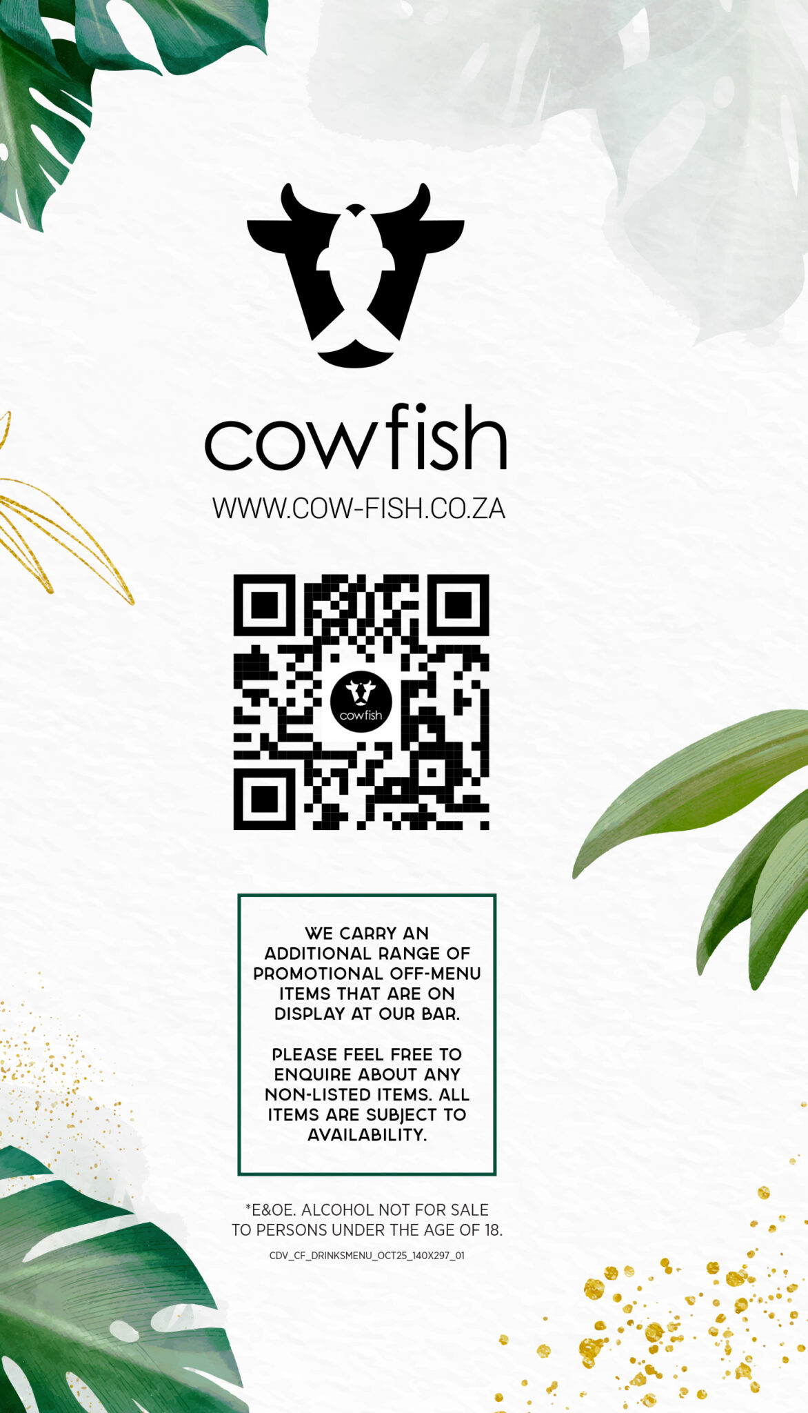 Menu - COWFISH